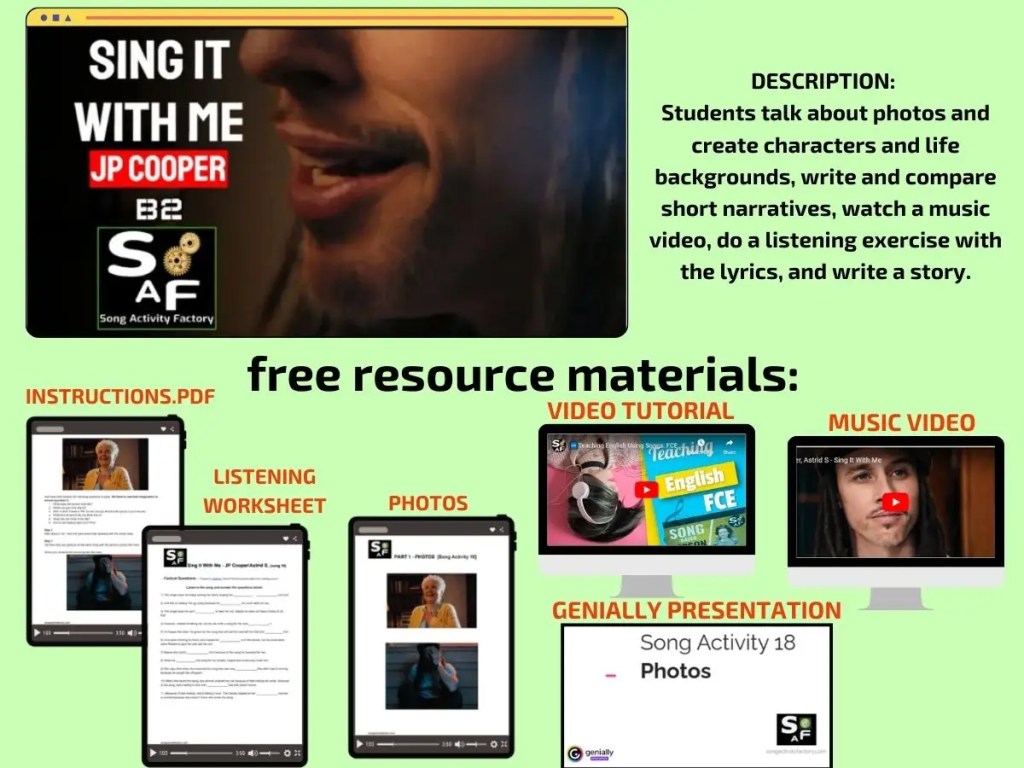 18 Song-Based Lesson Plans To Prepare Students For Cambridge English ...