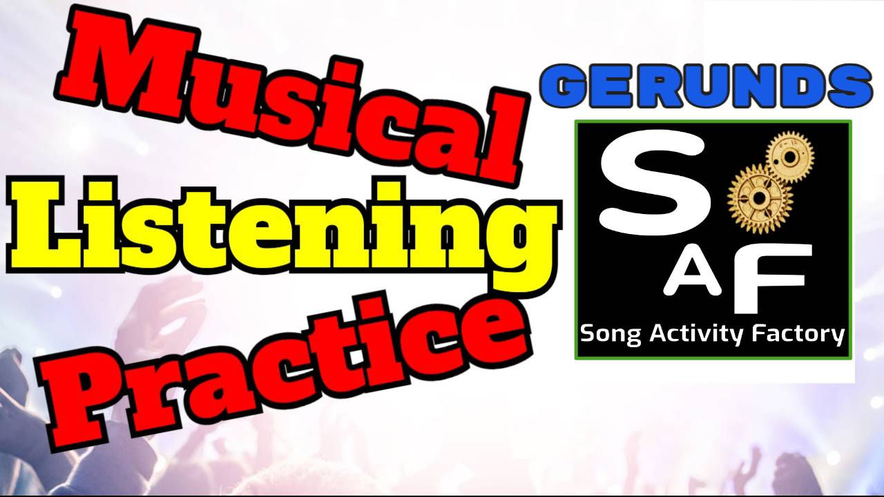 Present Continuous In Songs Listening Practice & Review – Teaching With ...