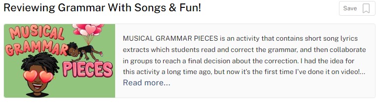 Review Grammar In A Communicative & Collaborative Way With Musical ...