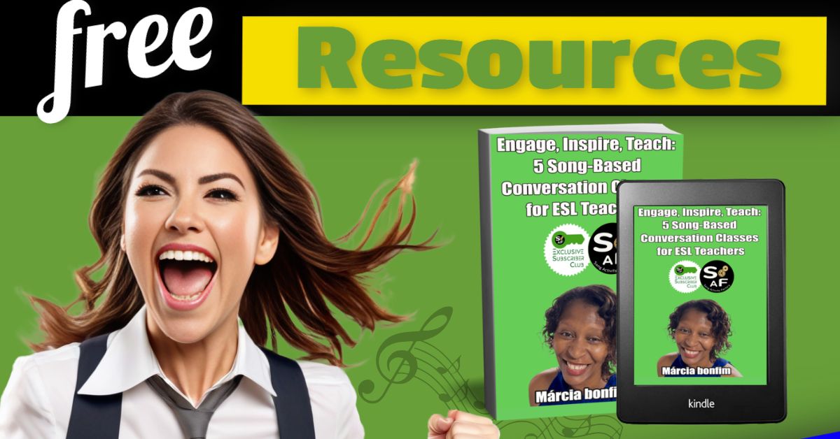 🎁 Free Speaking Resources – Song Activity Factory